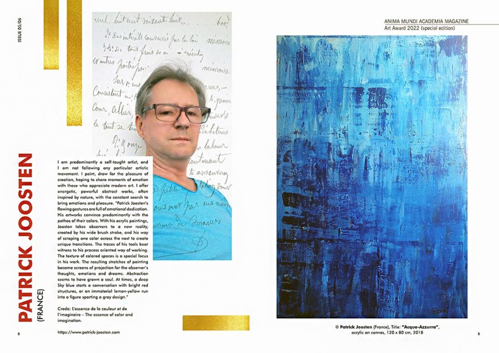 Anima Mundi Academia – Art Award - Patrick Joosten